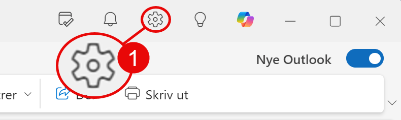 Hvordan vise ukenummer i nye Outlook kalenderen
